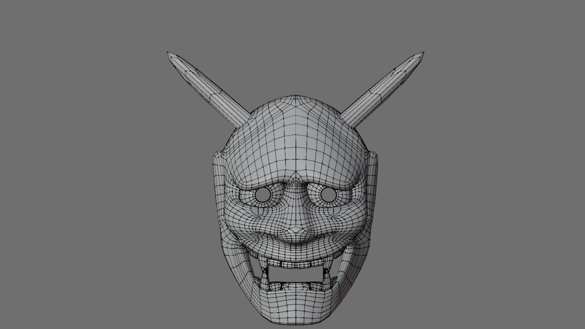 Kabuki Mask 3D Model - TurboSquid 1543077