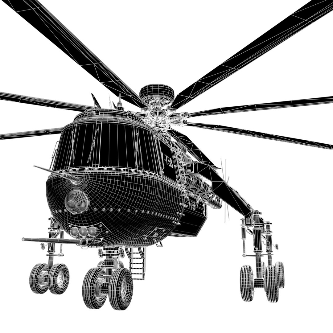 Cargo helicopters model - TurboSquid 1279142