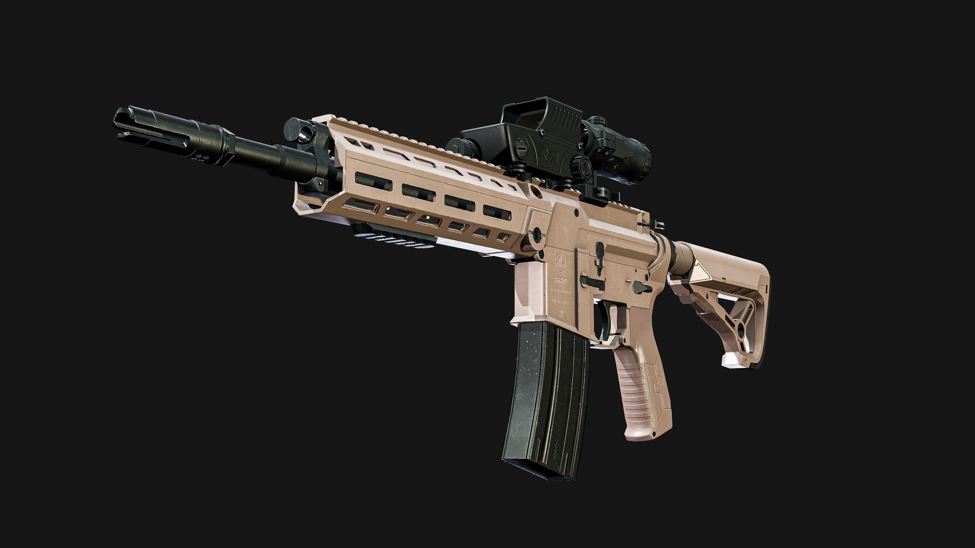 3D Model IWI Arad Rifle - TurboSquid 2170321