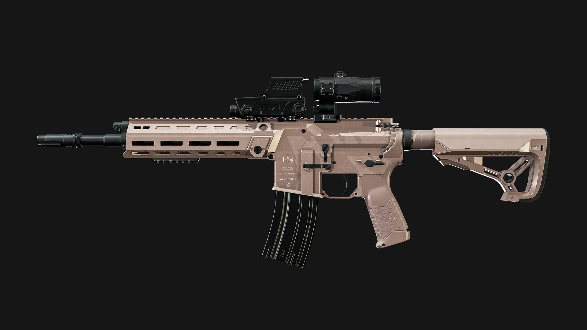 3D Model IWI Arad Rifle - TurboSquid 2170321