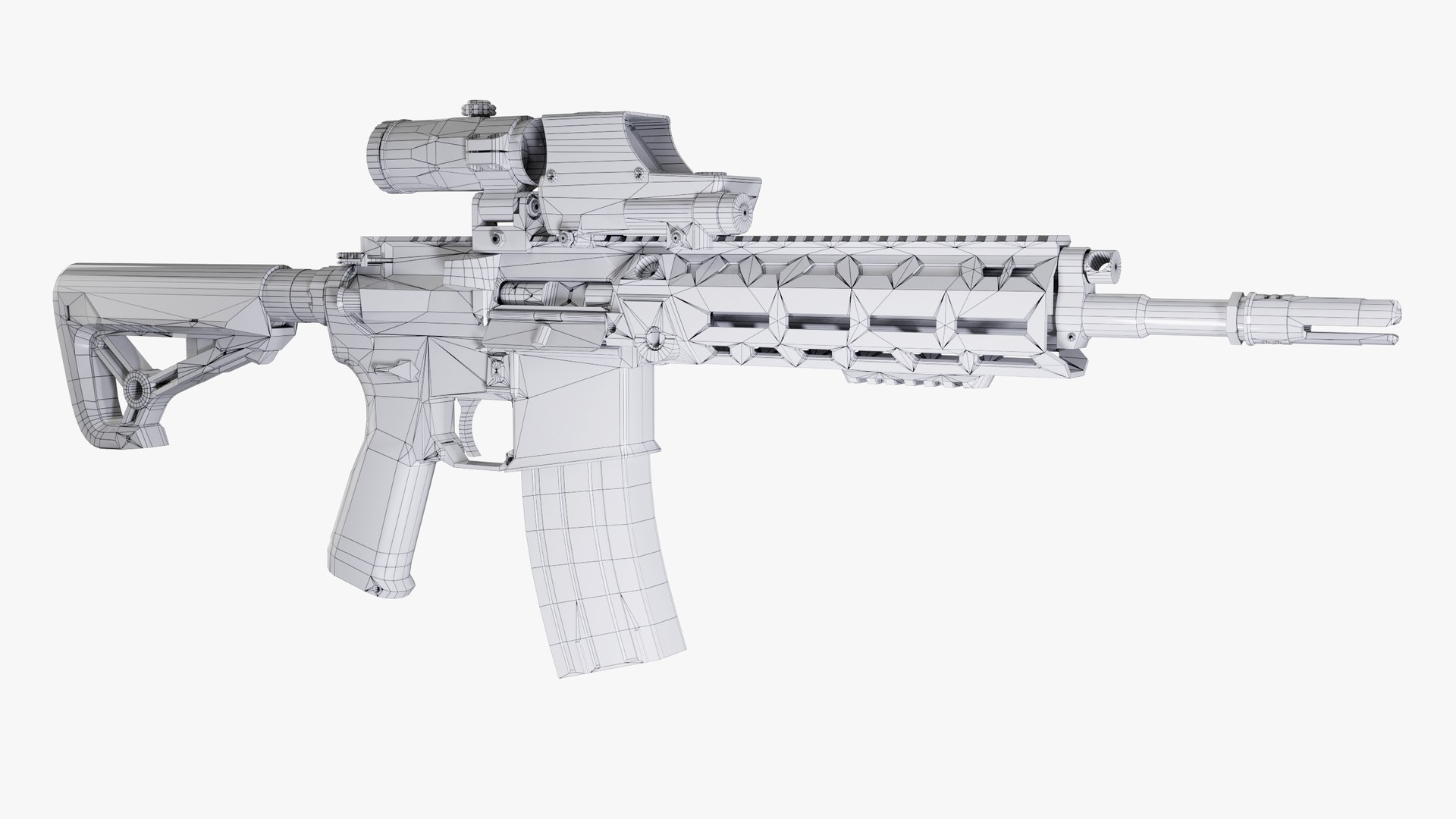 3D Model IWI Arad Rifle - TurboSquid 2170321