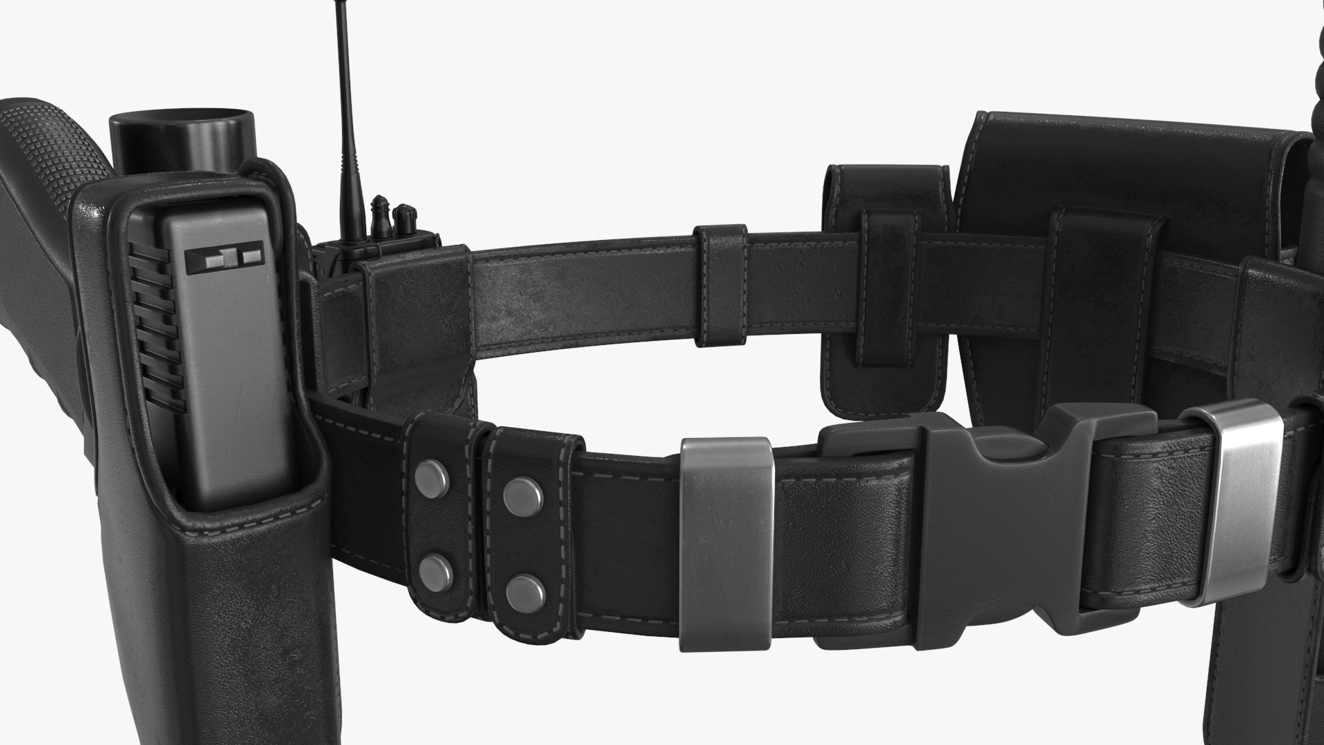 Police Belt Full 3D Model - TurboSquid 2283743
