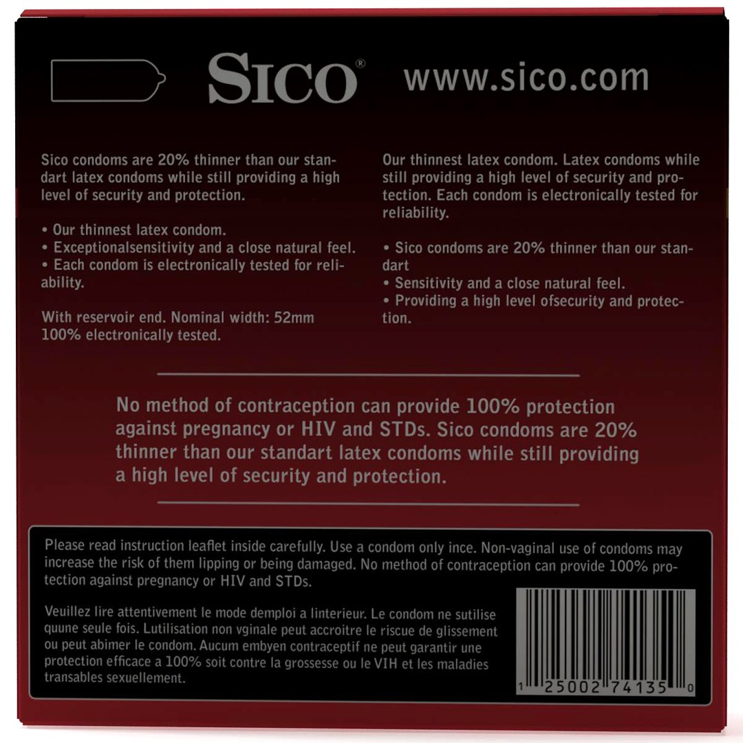 3d Model Condom Box Sico