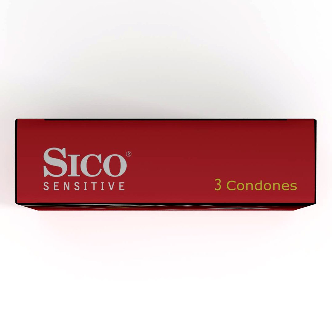 3d Model Condom Box Sico
