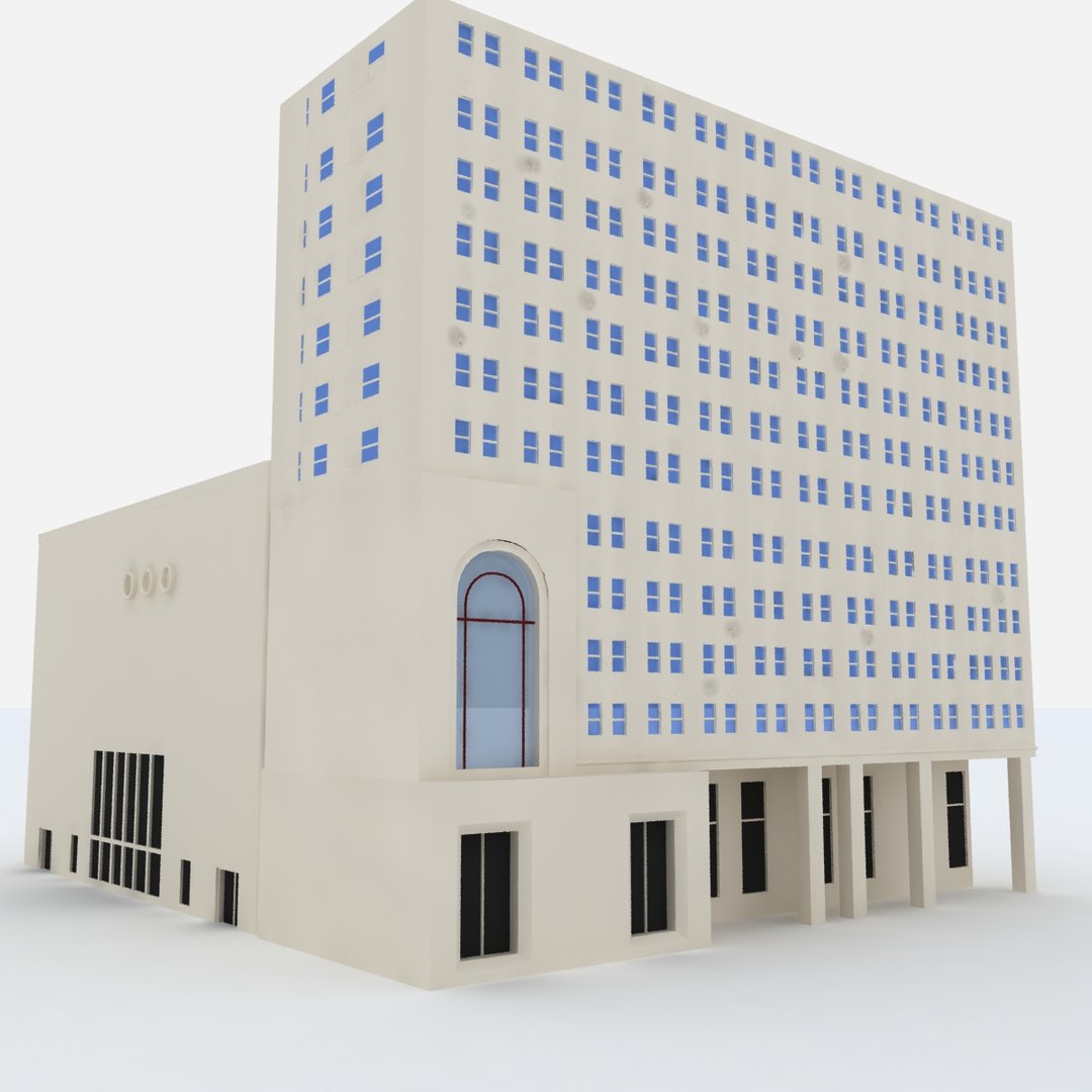 free michigan building 3d model