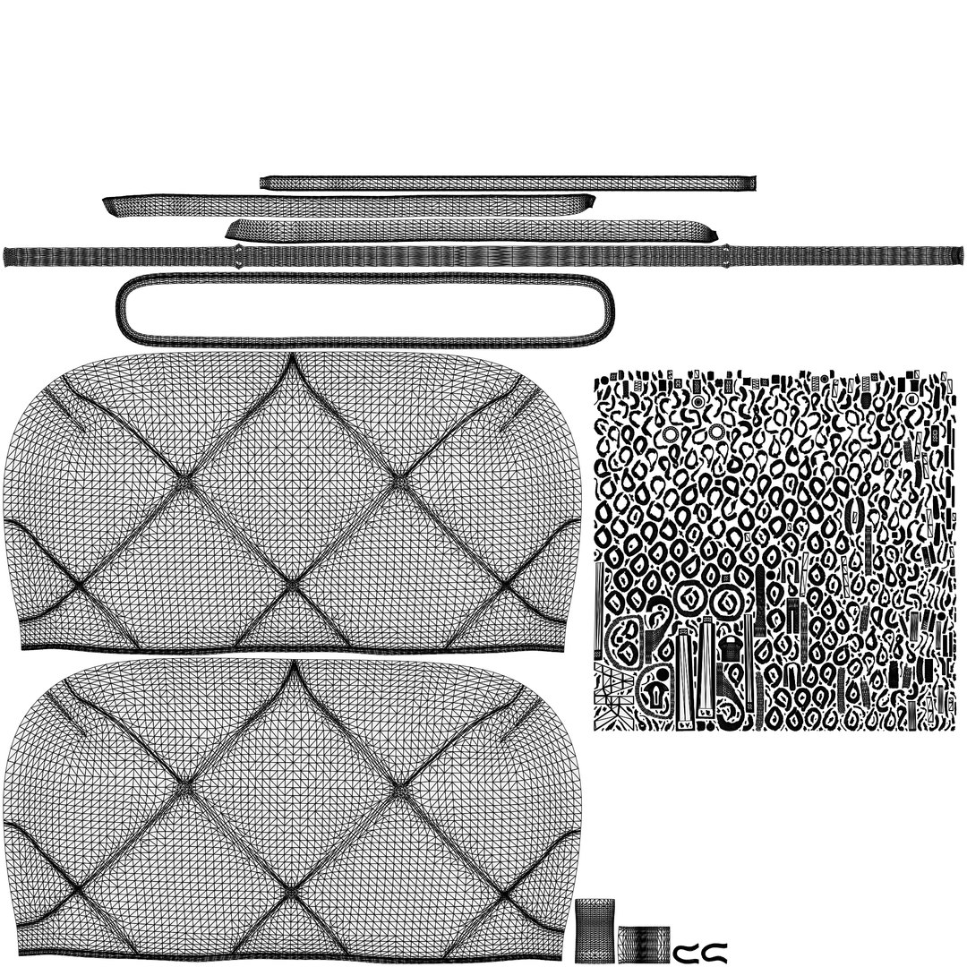 Handbag Purse Model 035 3D - TurboSquid 2442024