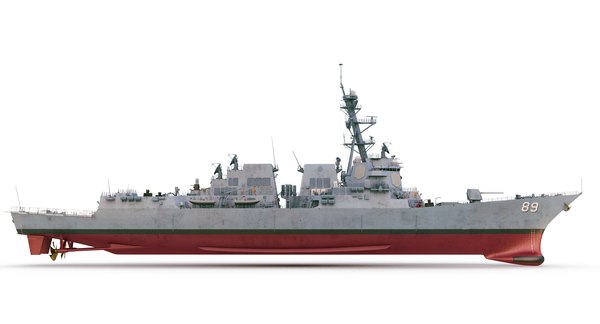USS Mustin LOD 13D模型 - TurboSquid 1344725