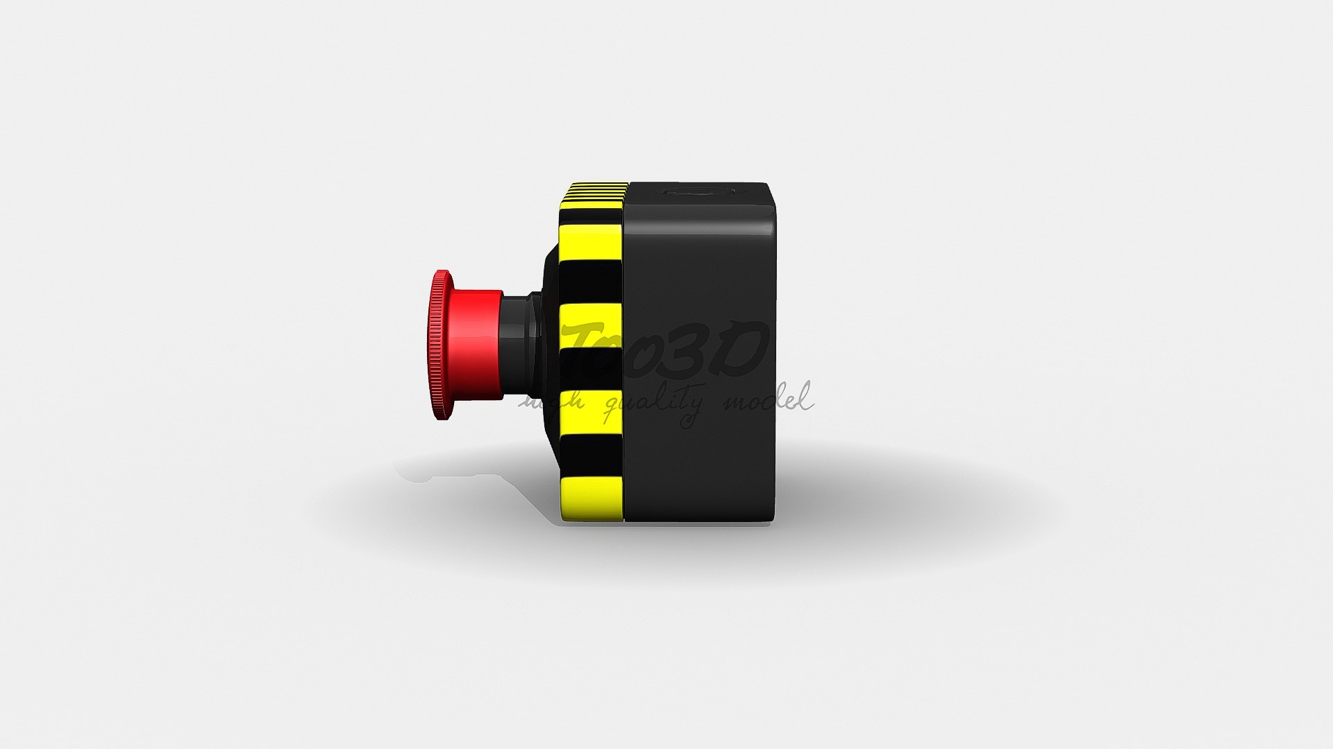 3d Panic Button Model