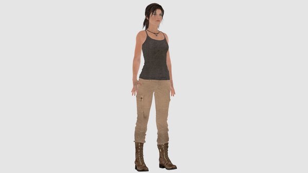 LARA CROFT - RIGGED - PBR 3D model - TurboSquid 1740242