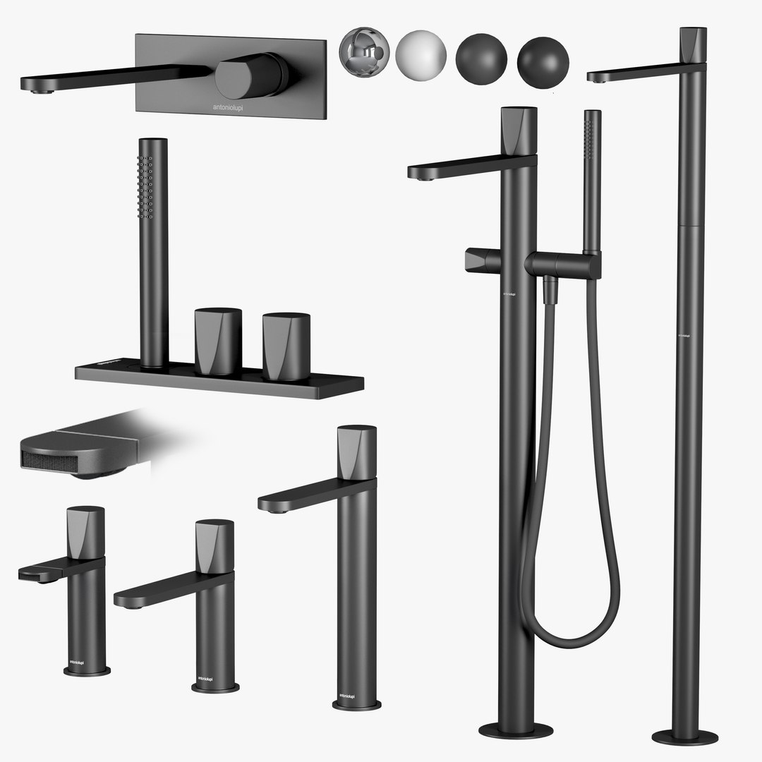 Antonio Lupi Indigo Mixers 3D Model - TurboSquid 1780279