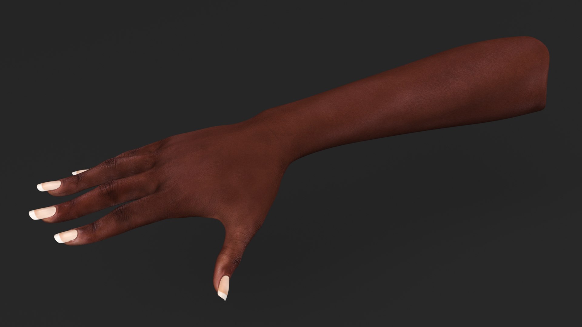Afro American Female Hands Base Pose Model - TurboSquid 2169048