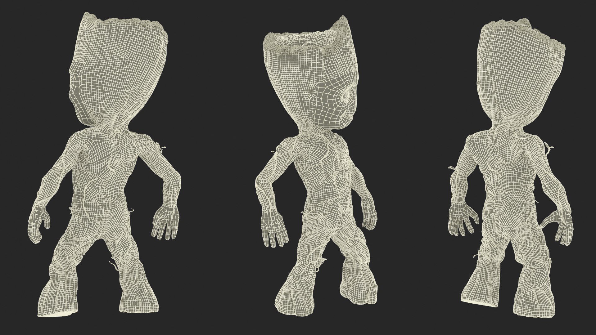 Little Groot Character In Standing Pose 3D Model - TurboSquid 2269730