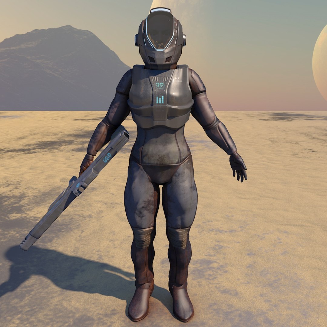 Space Soldier 3D Model - TurboSquid 1280033