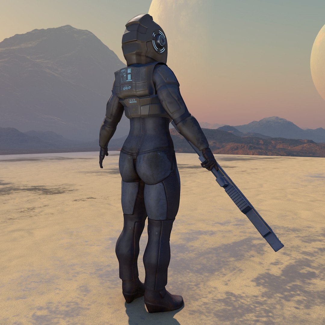 Space Soldier 3D Model - TurboSquid 1280033