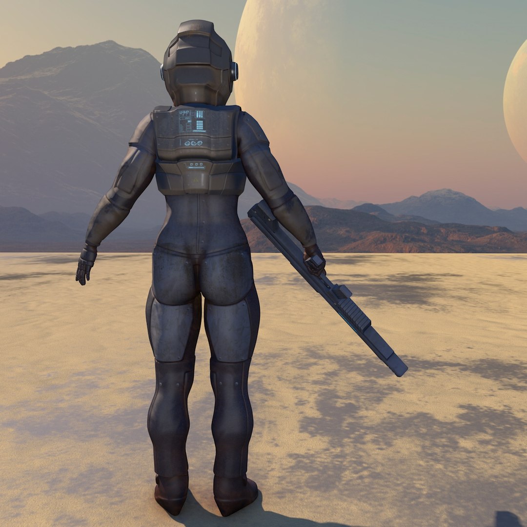 Space Soldier 3D Model - TurboSquid 1280033