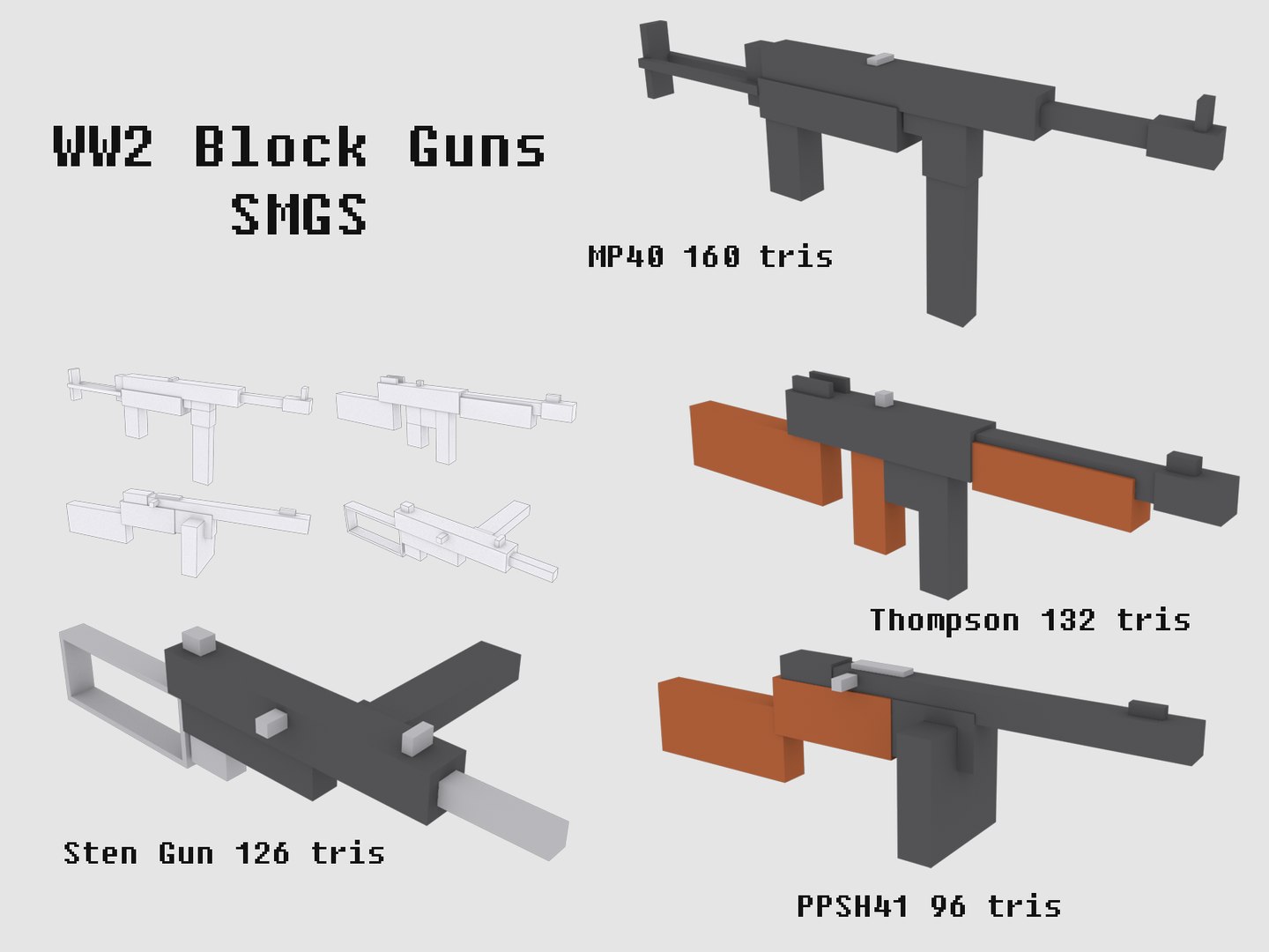 3D War Weapons Gun Model | 1148829 | TurboSquid