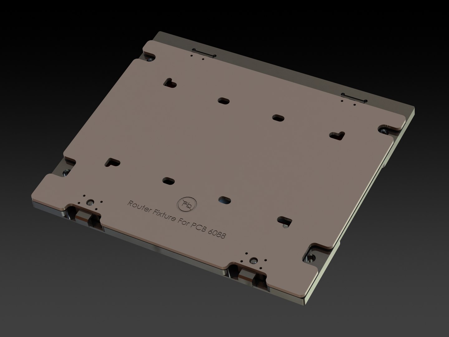Standard Aluminium PCB Router Fixture 3D Model - TurboSquid 2176931
