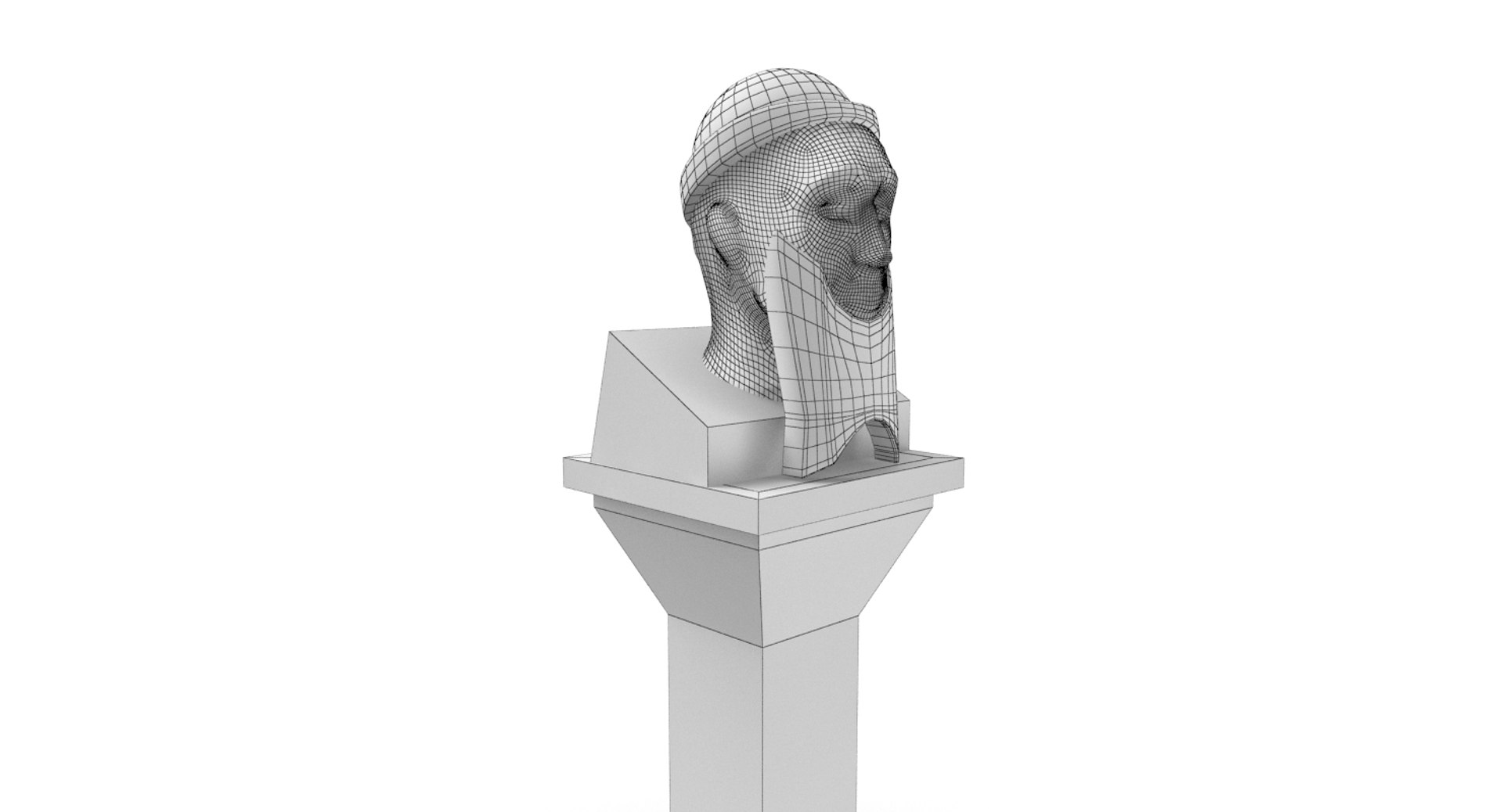 3D Ancient Statue - TurboSquid 1340844
