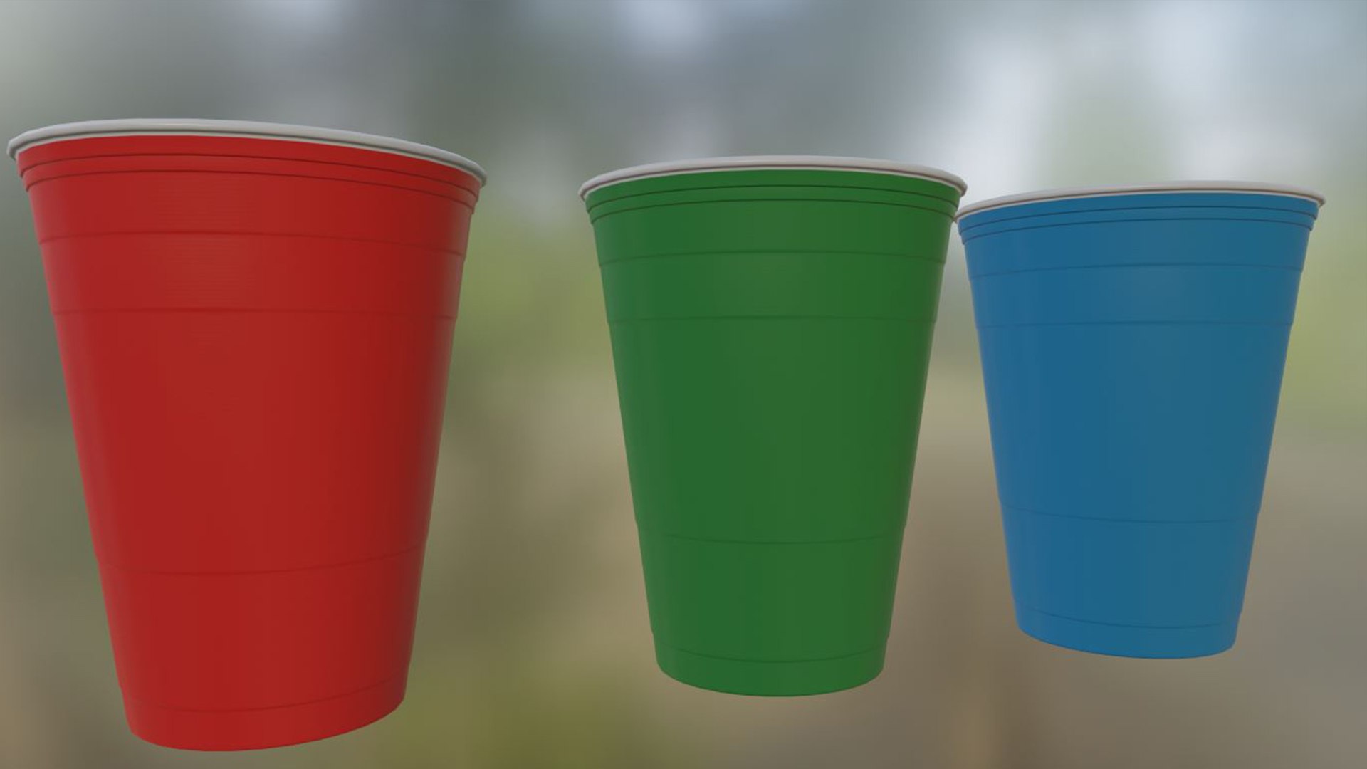 Realistic Solo Cups- Color Variations 3D Model - TurboSquid 2109777