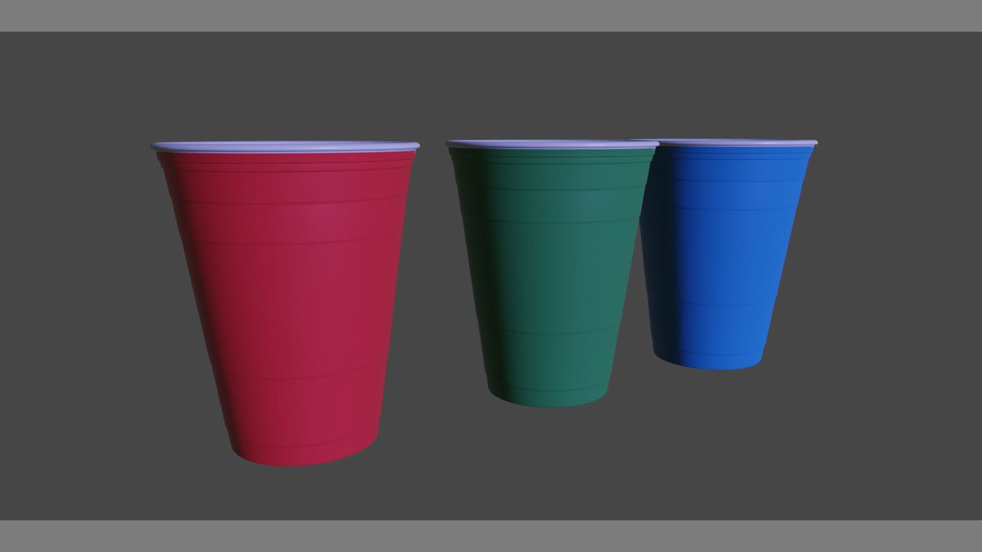 Realistic Solo Cups- Color Variations 3D Model - TurboSquid 2109777