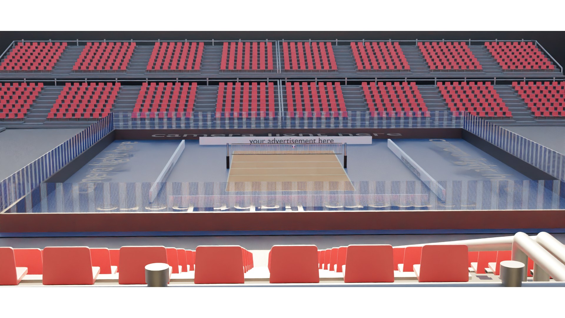 3D Model Volleyball Arena - TurboSquid 2214814