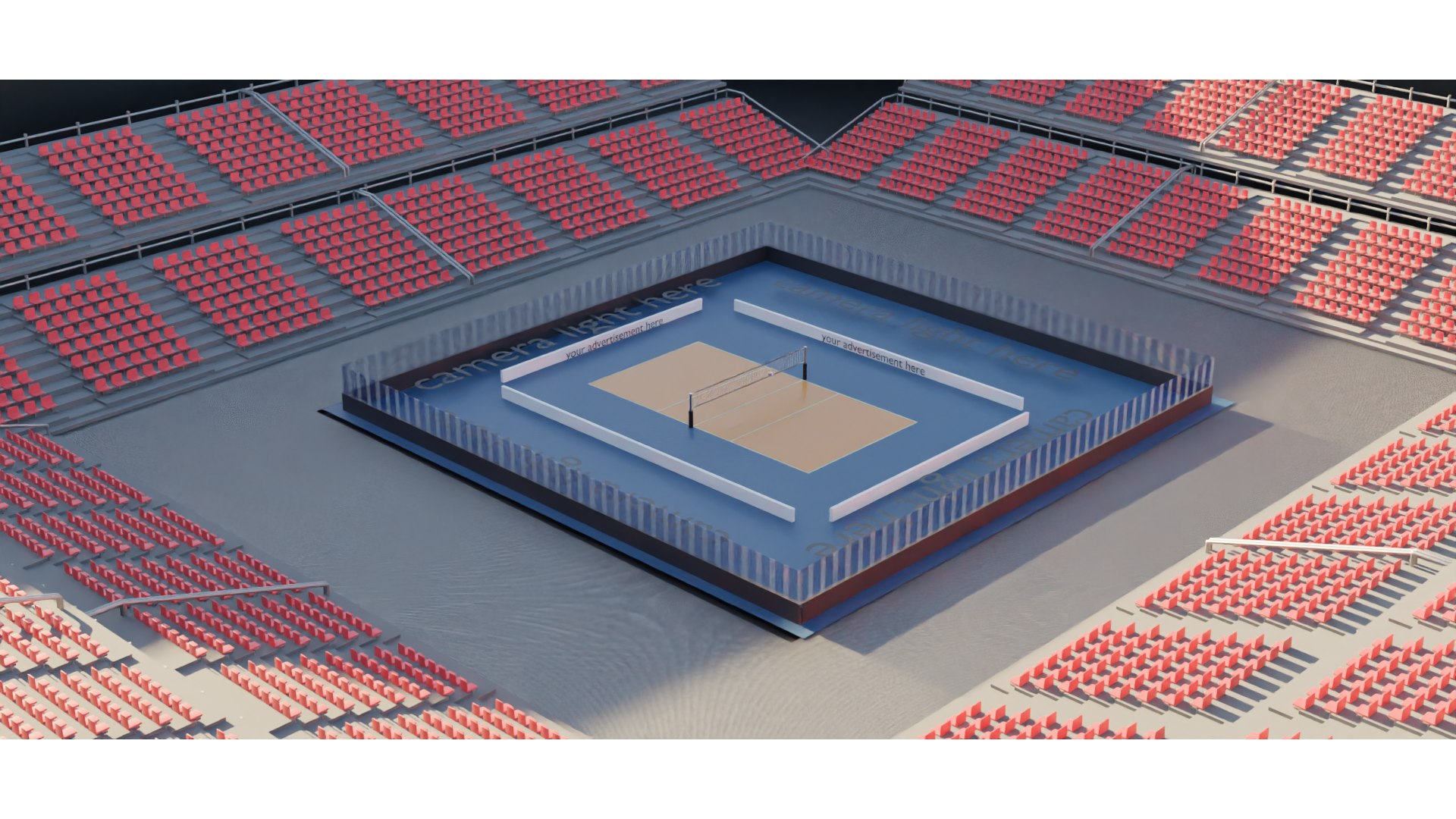 3D Model Volleyball Arena - TurboSquid 2214814