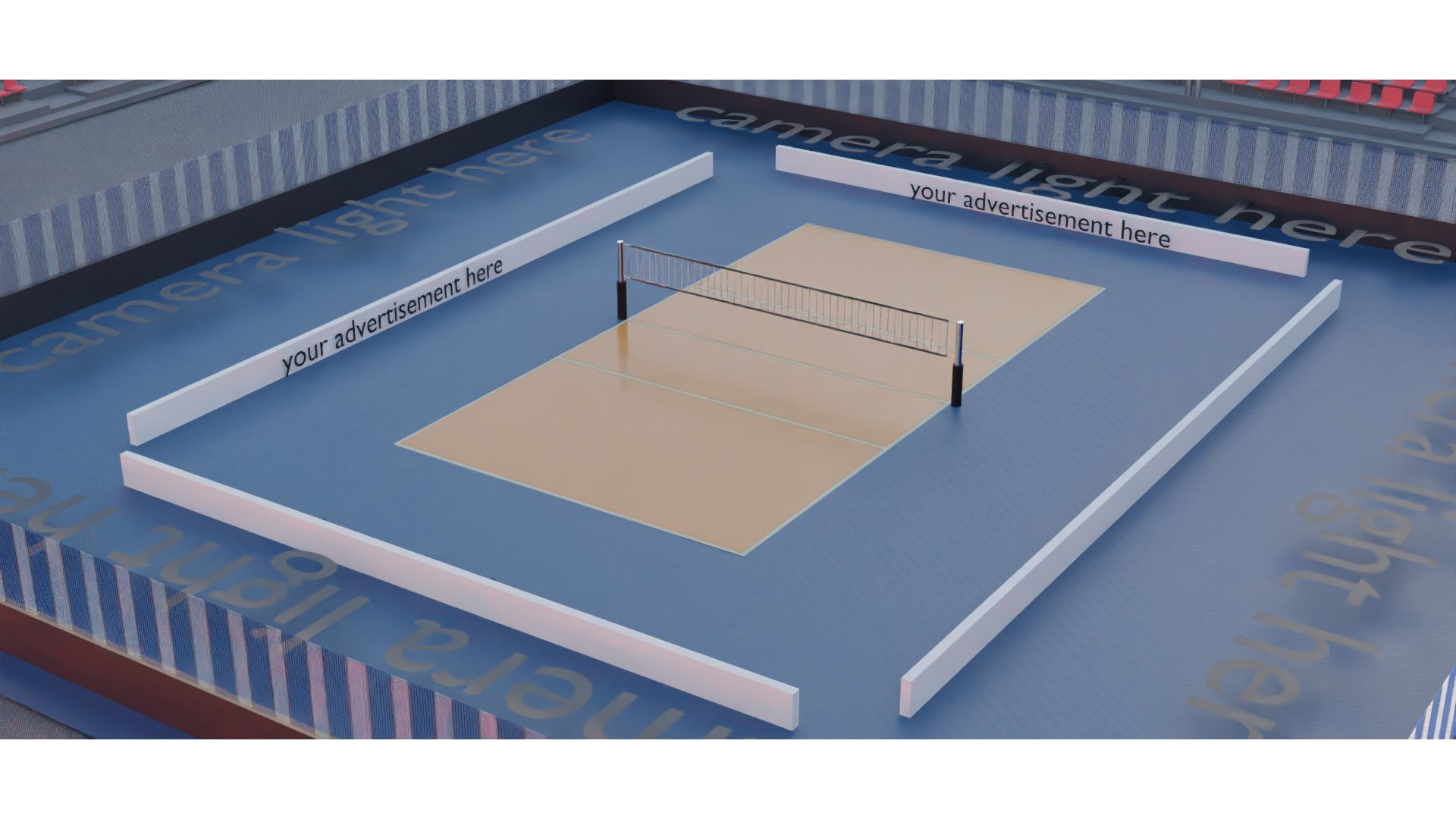 3D Model Volleyball Arena - TurboSquid 2214814