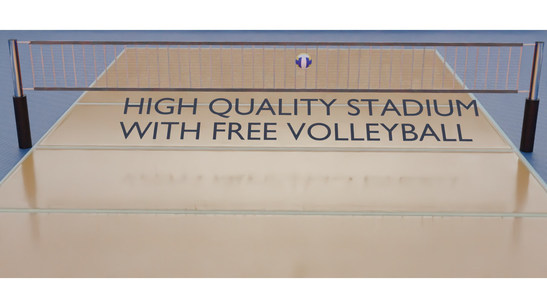 3D Model Volleyball Arena - TurboSquid 2214814