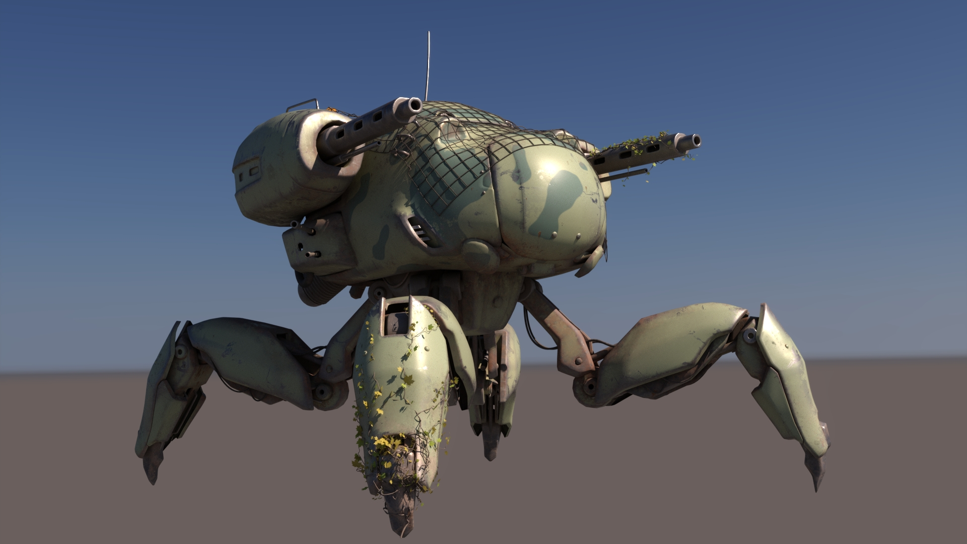 Combat Mecha Military Base 3D - TurboSquid 2161245