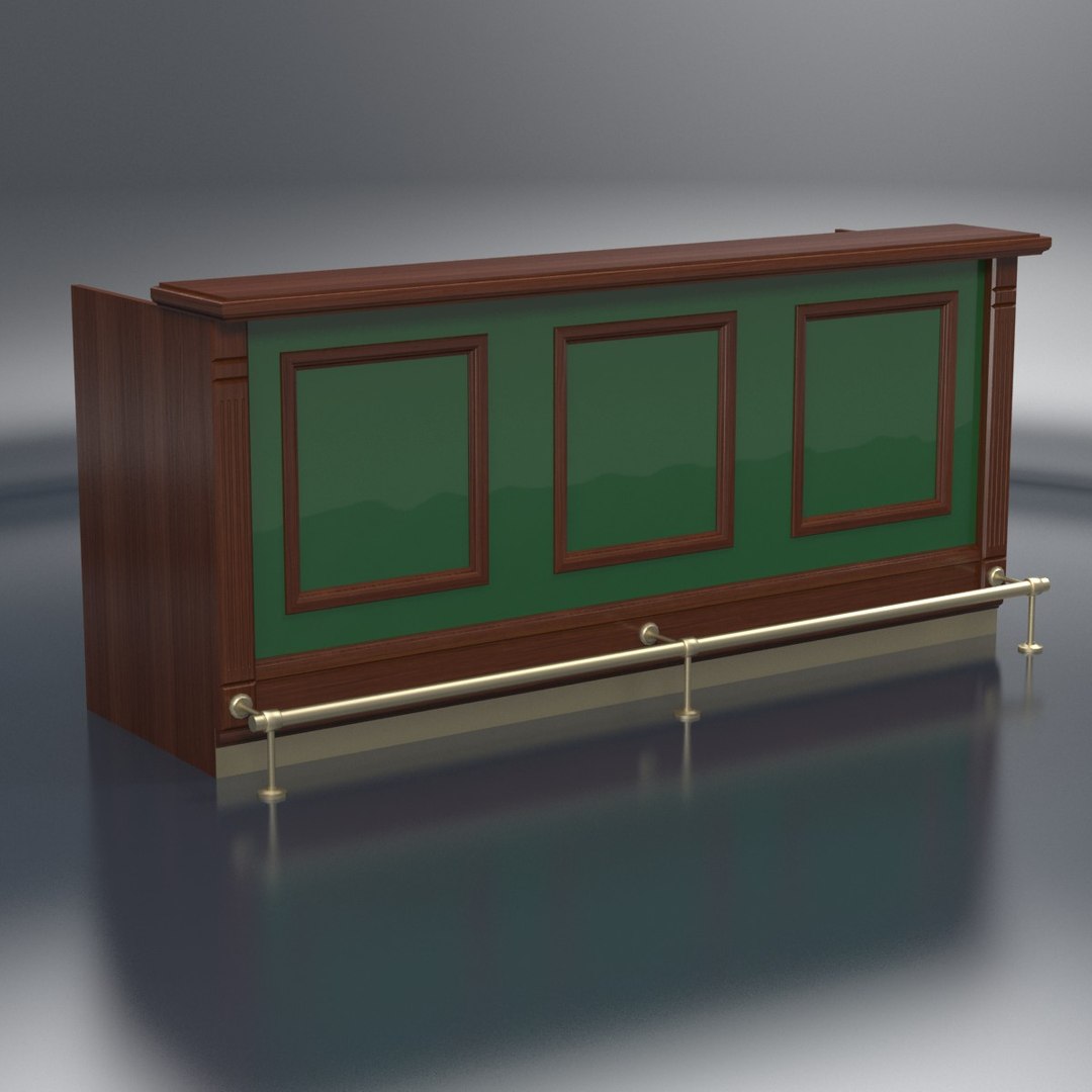3d Bar Counter