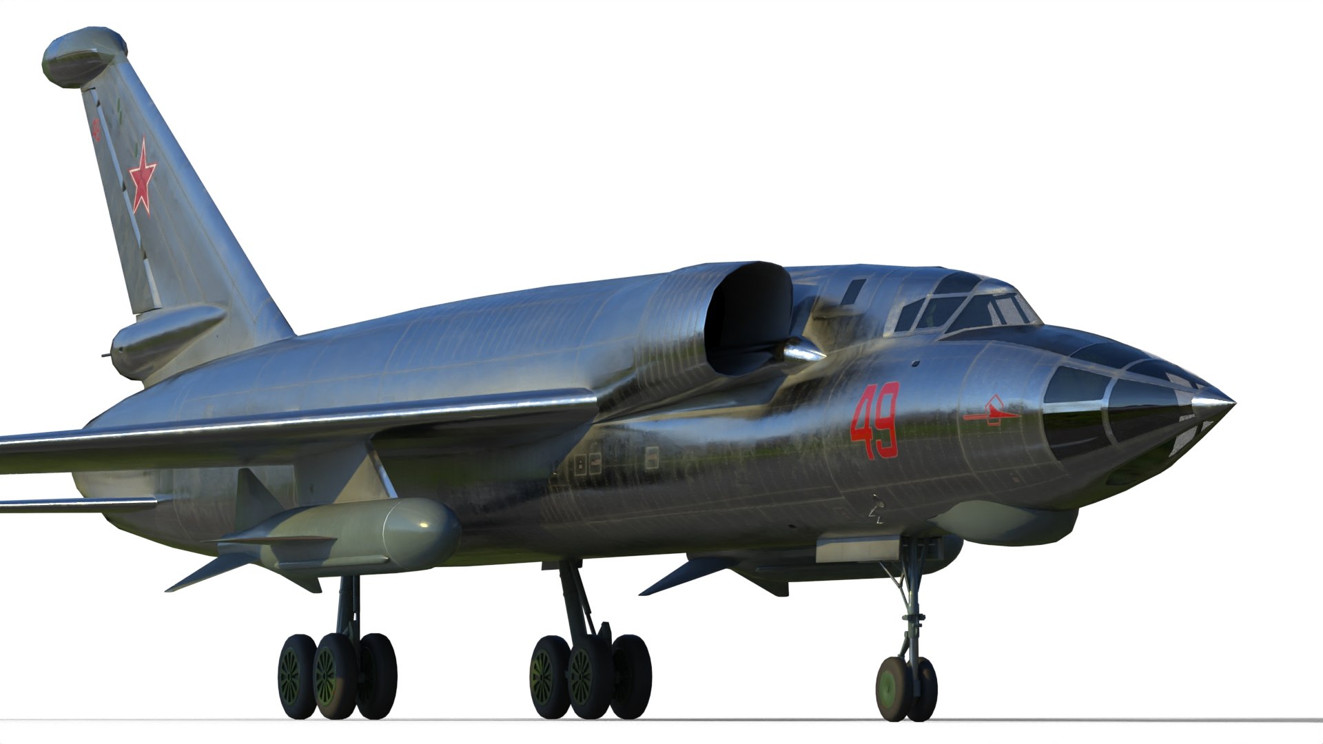Tu-98 Tupolev Bomber 3D - TurboSquid 2188148