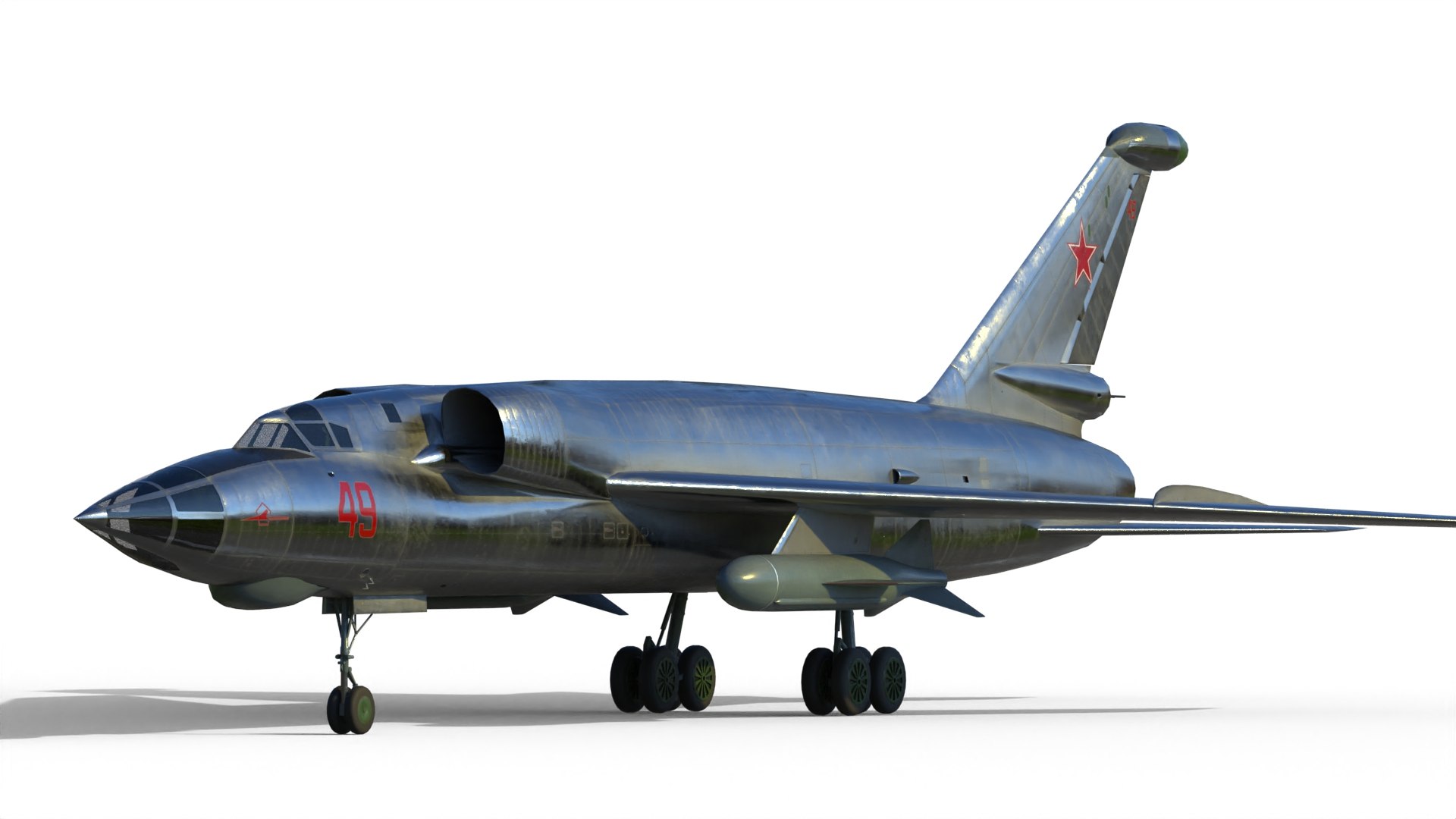 Tu-98 Tupolev Bomber 3D - TurboSquid 2188148