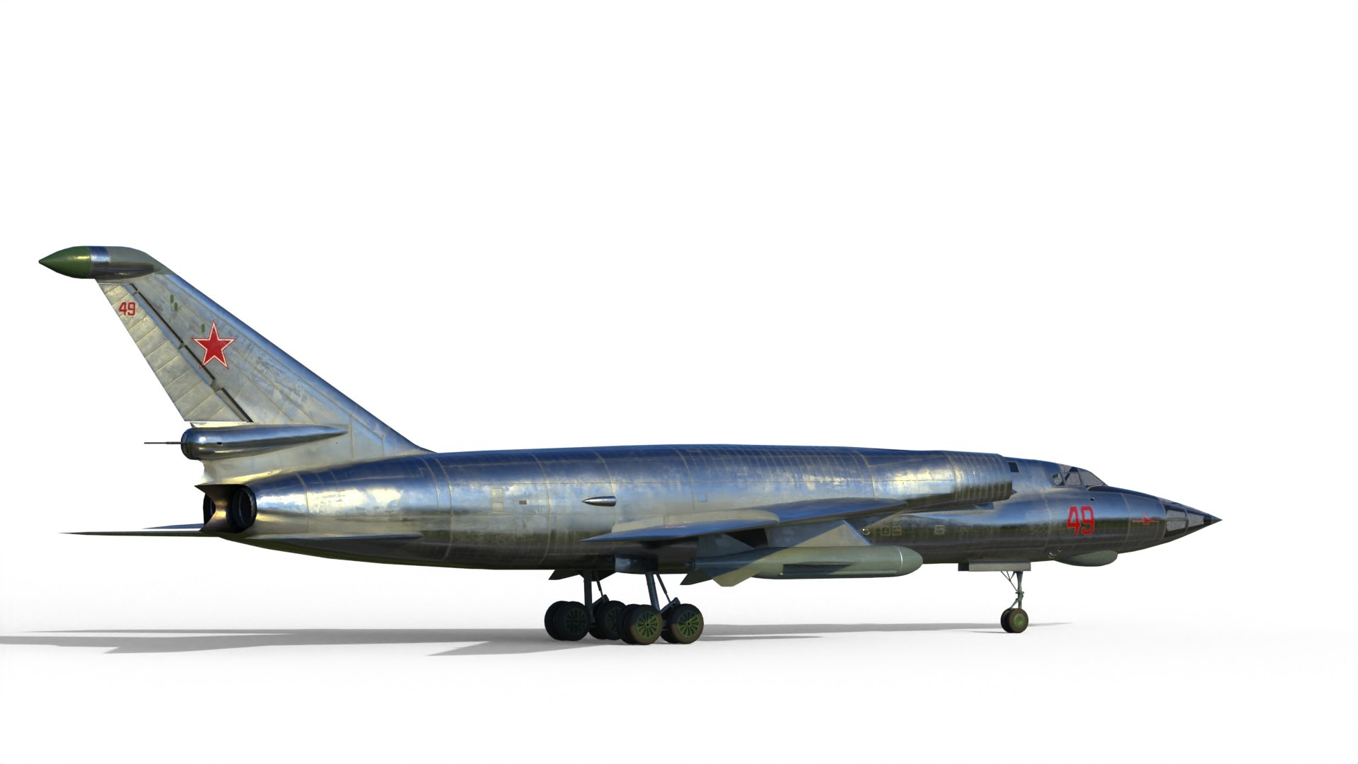 Tu-98 Tupolev Bomber 3D - TurboSquid 2188148