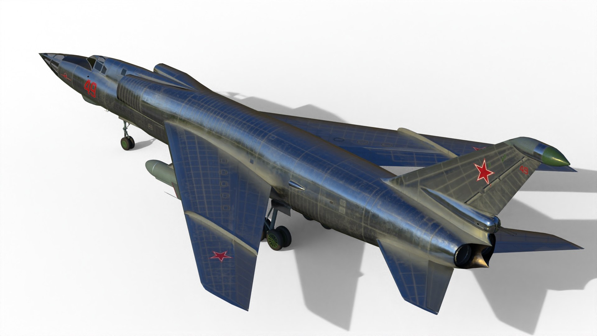 Tu-98 Tupolev Bomber 3D - TurboSquid 2188148