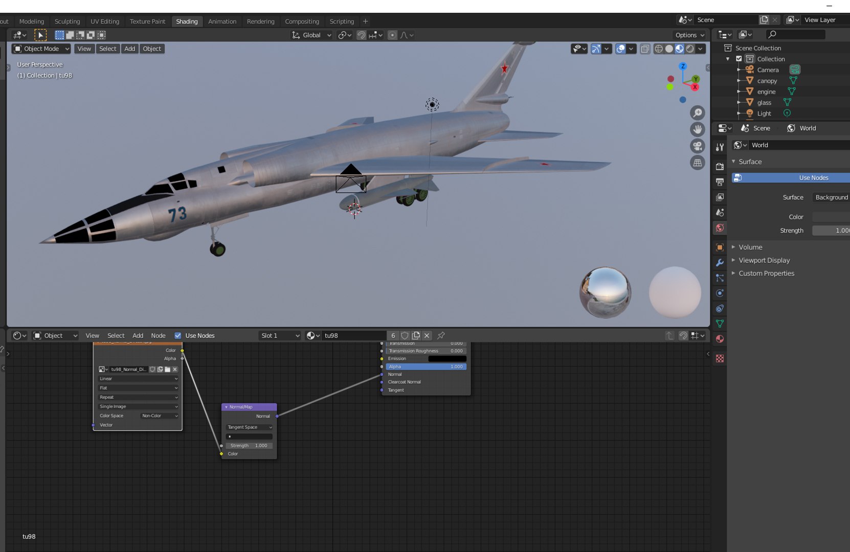 Tu-98 Tupolev Bomber 3D - TurboSquid 2188148
