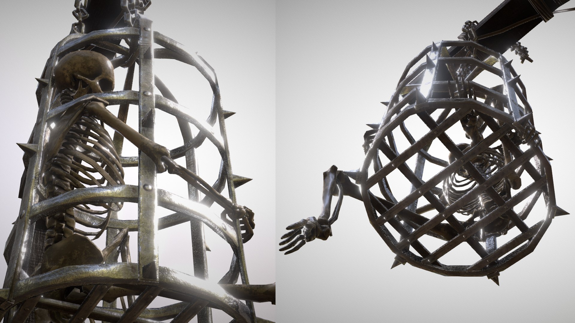 Skeleton Cage 3D - TurboSquid 1907943