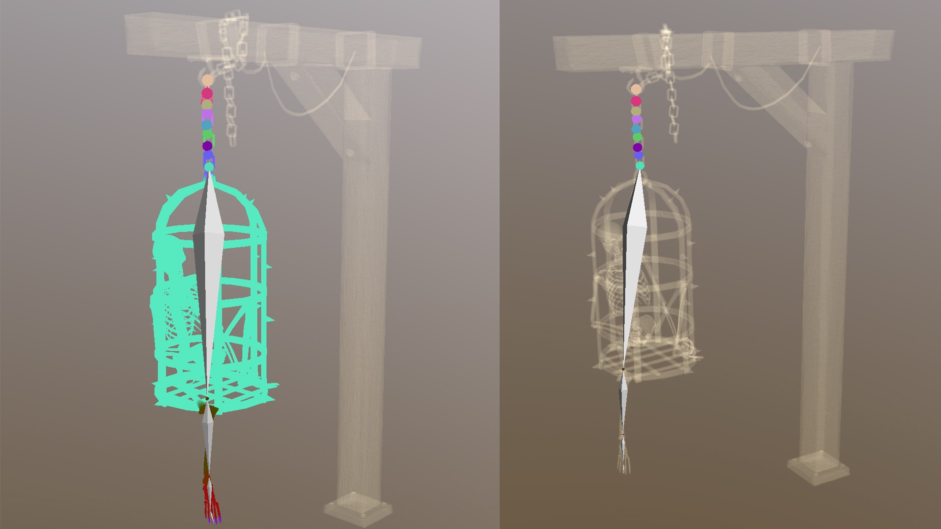 Skeleton Cage 3D - TurboSquid 1907943