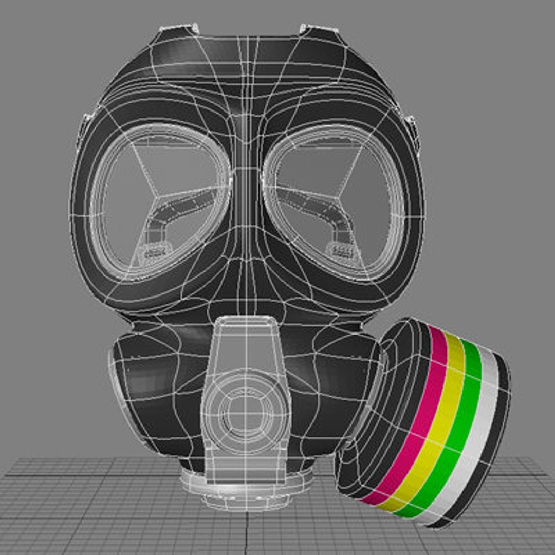 gas mask 3d model