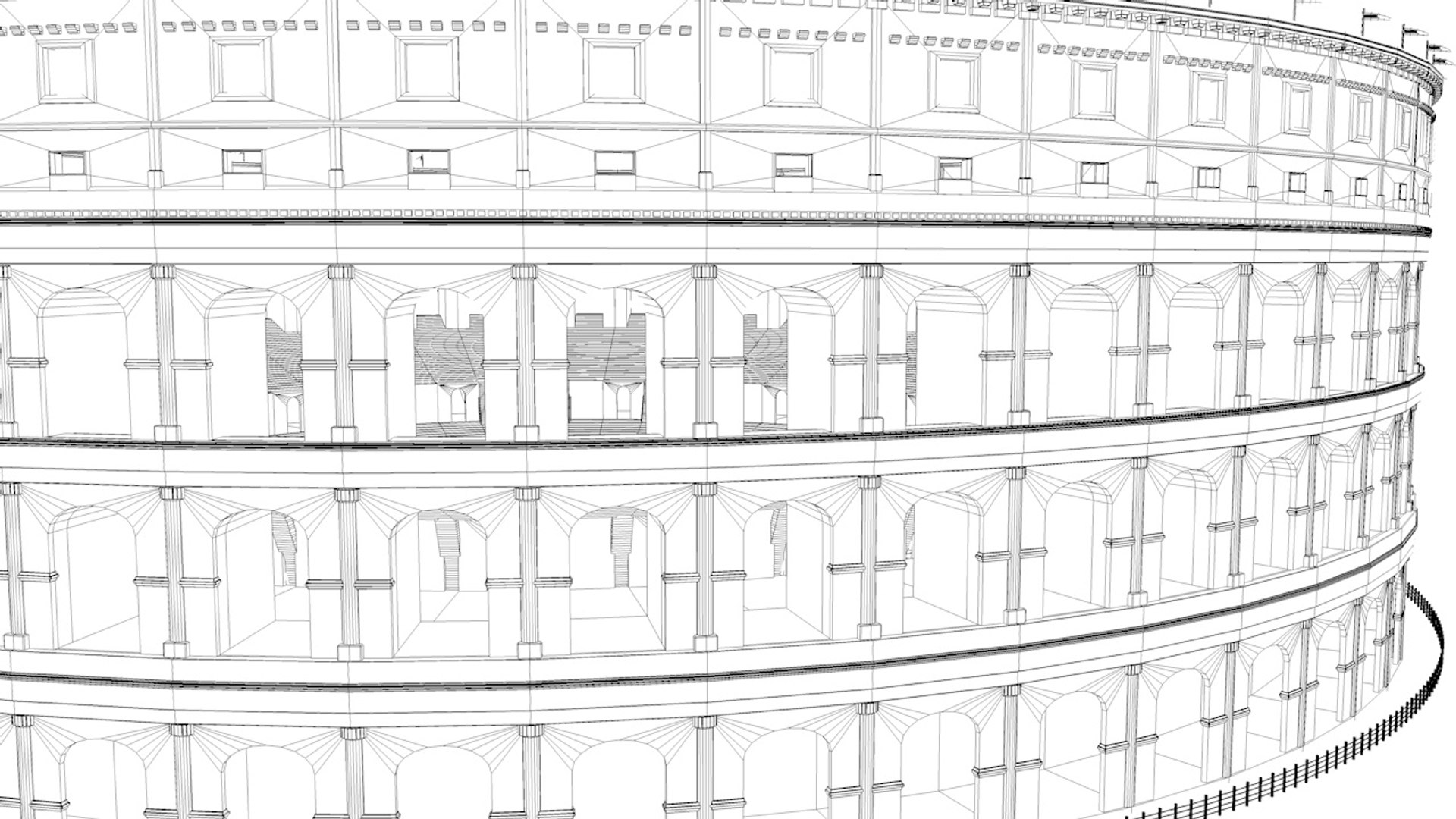 Gladiator Arena 3D Model - TurboSquid 1495912