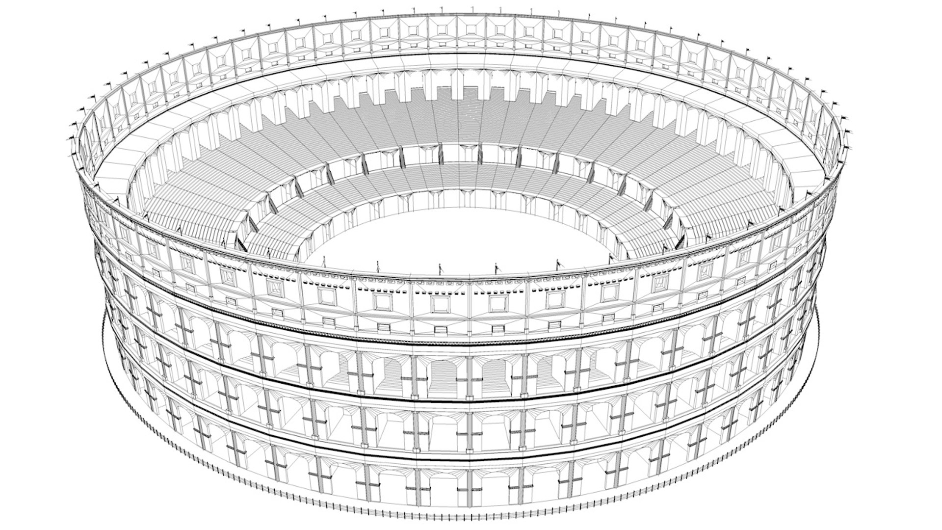 Gladiator Arena 3D Model - TurboSquid 1495912