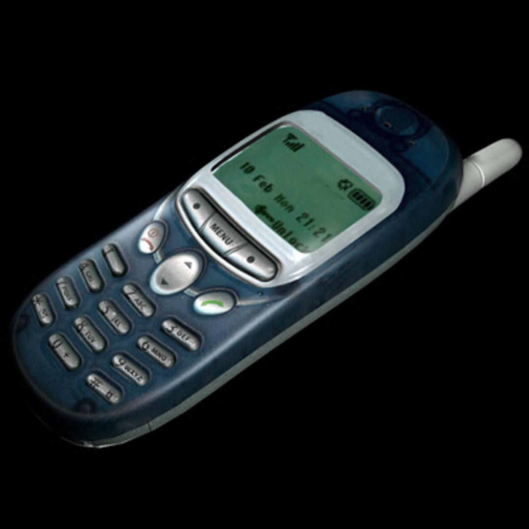 motorola t190 mobile phone 3d model