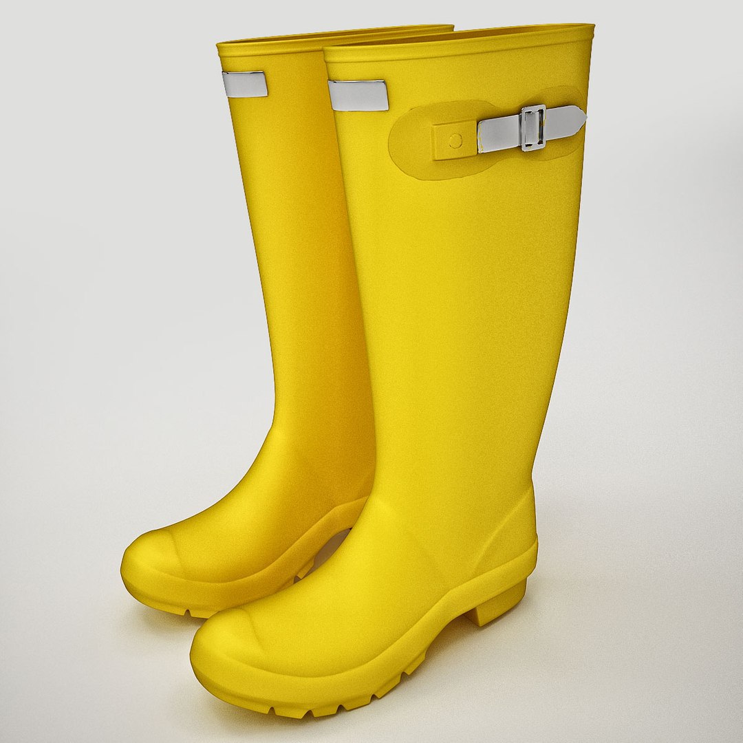 wellington boots 3d model