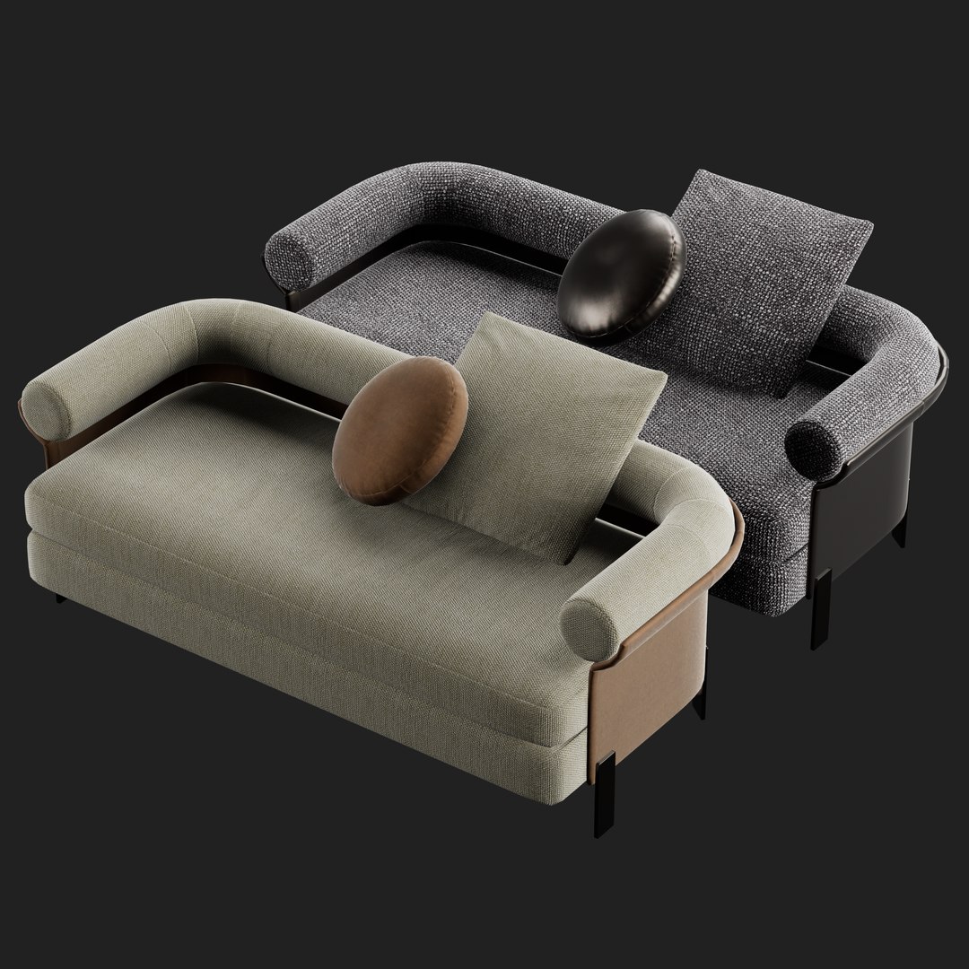 Minotti Mattia Sofa 3D - TurboSquid 1815146