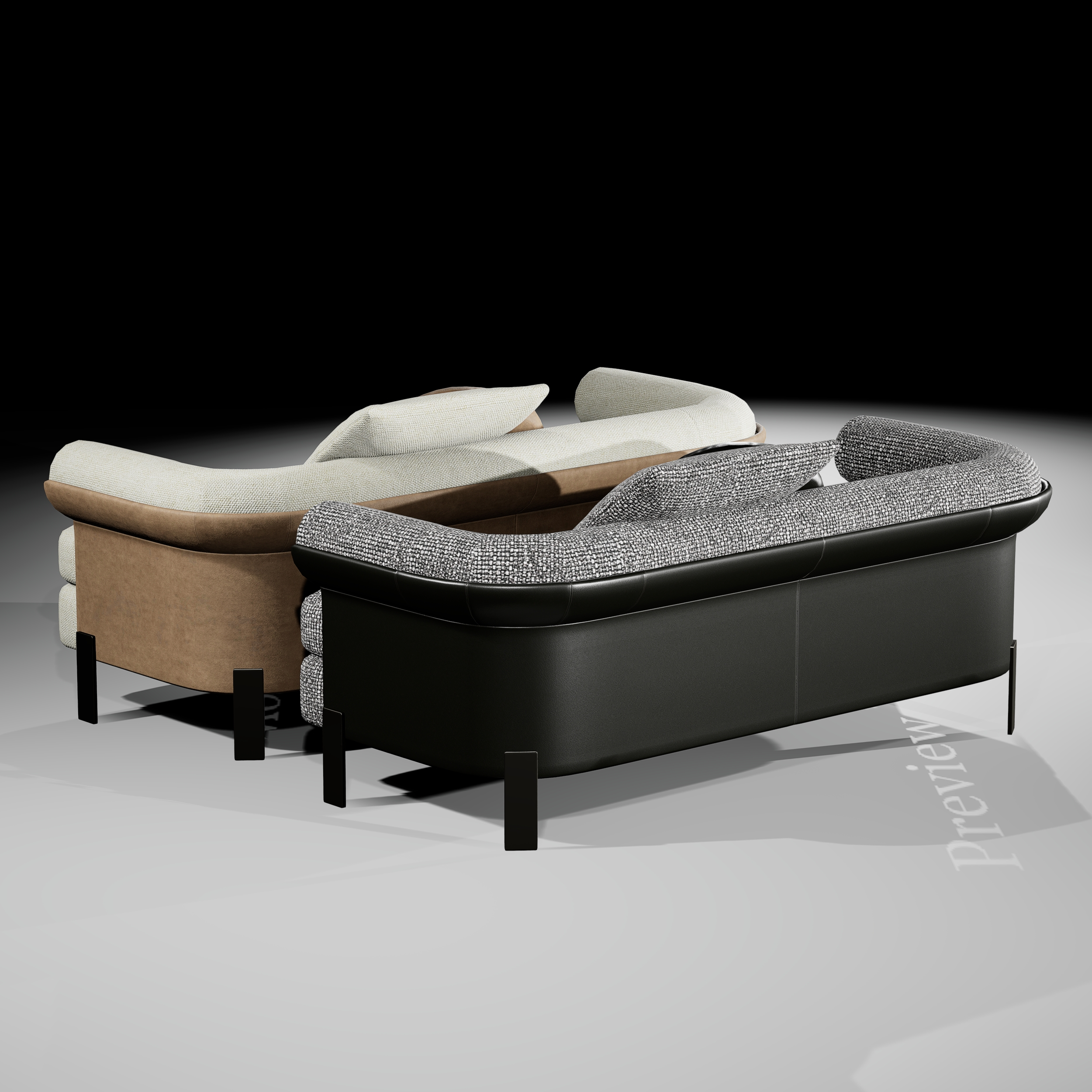 Minotti mattia sofa 3D - TurboSquid 1815146
