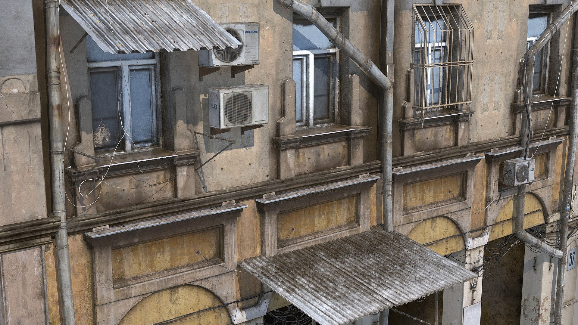 Dirt Apartment Duilding Russia Model - TurboSquid 1525160