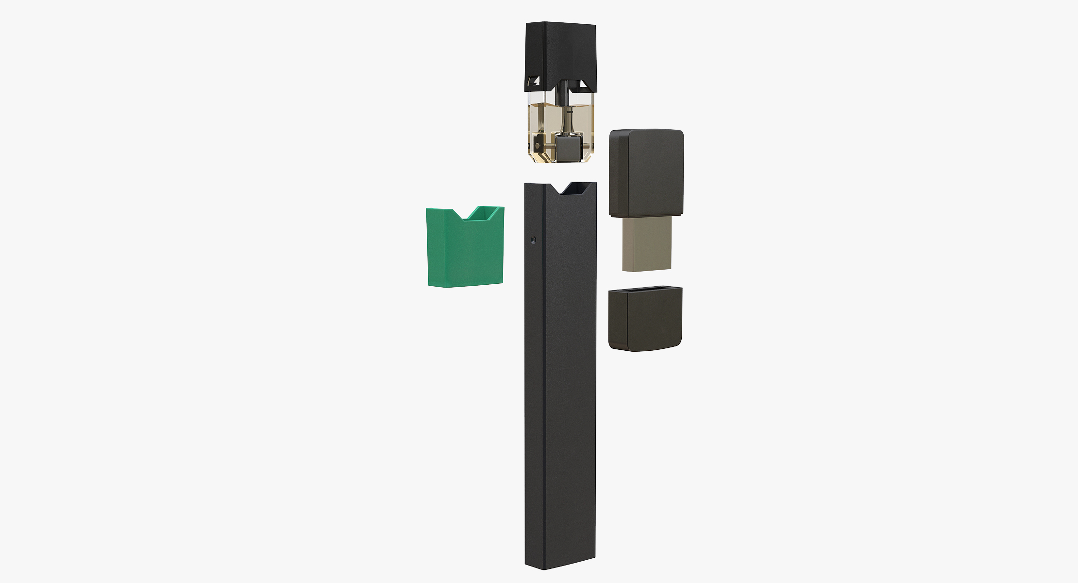 3D juul vaping device - TurboSquid 1515498