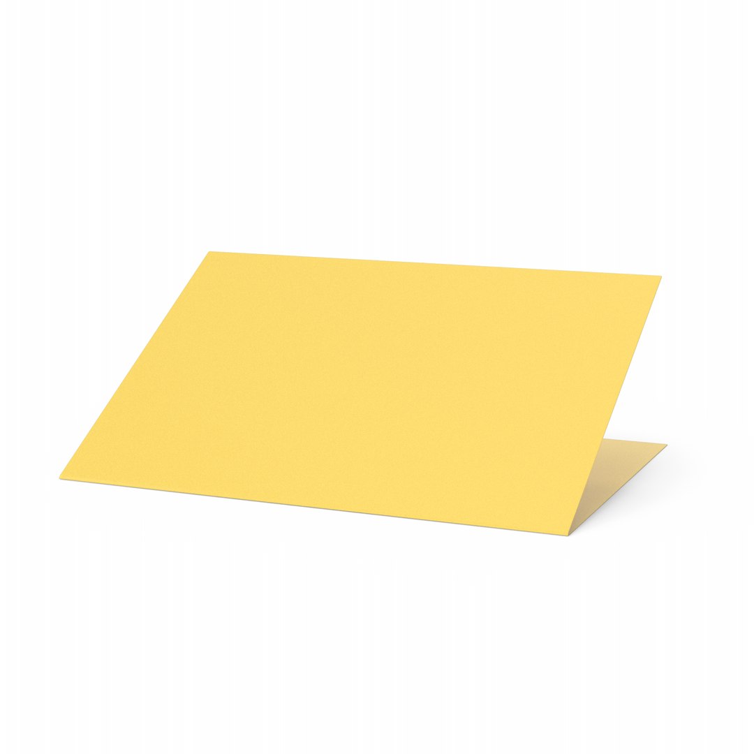Yellow Greeting Card 3D Model - TurboSquid 2207524