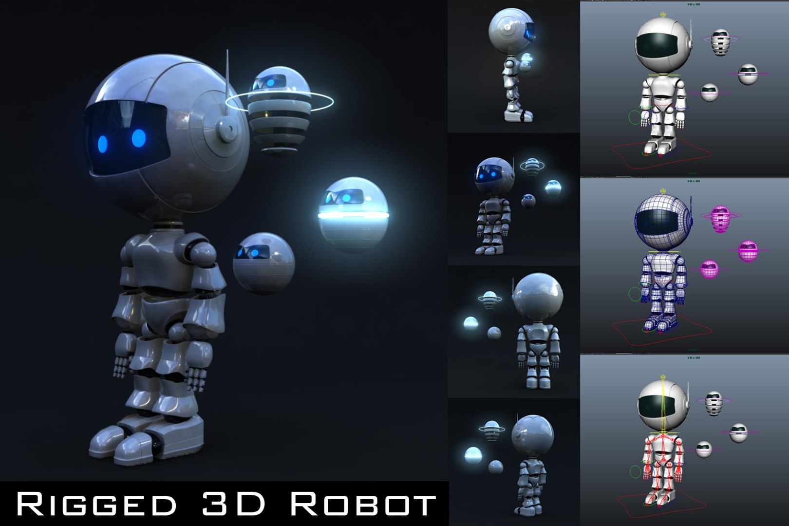 3D Robot Rigged - TurboSquid 1215910
