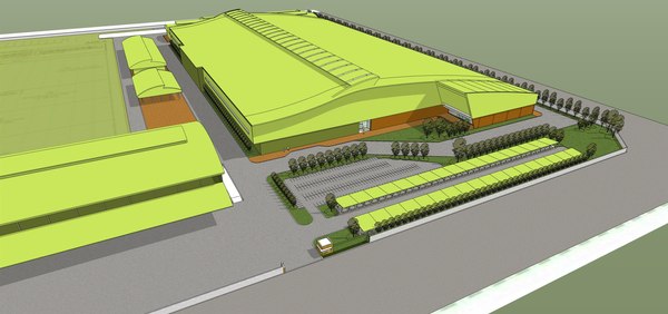 Industrial Building Factory SketchUp Models for Download | TurboSquid