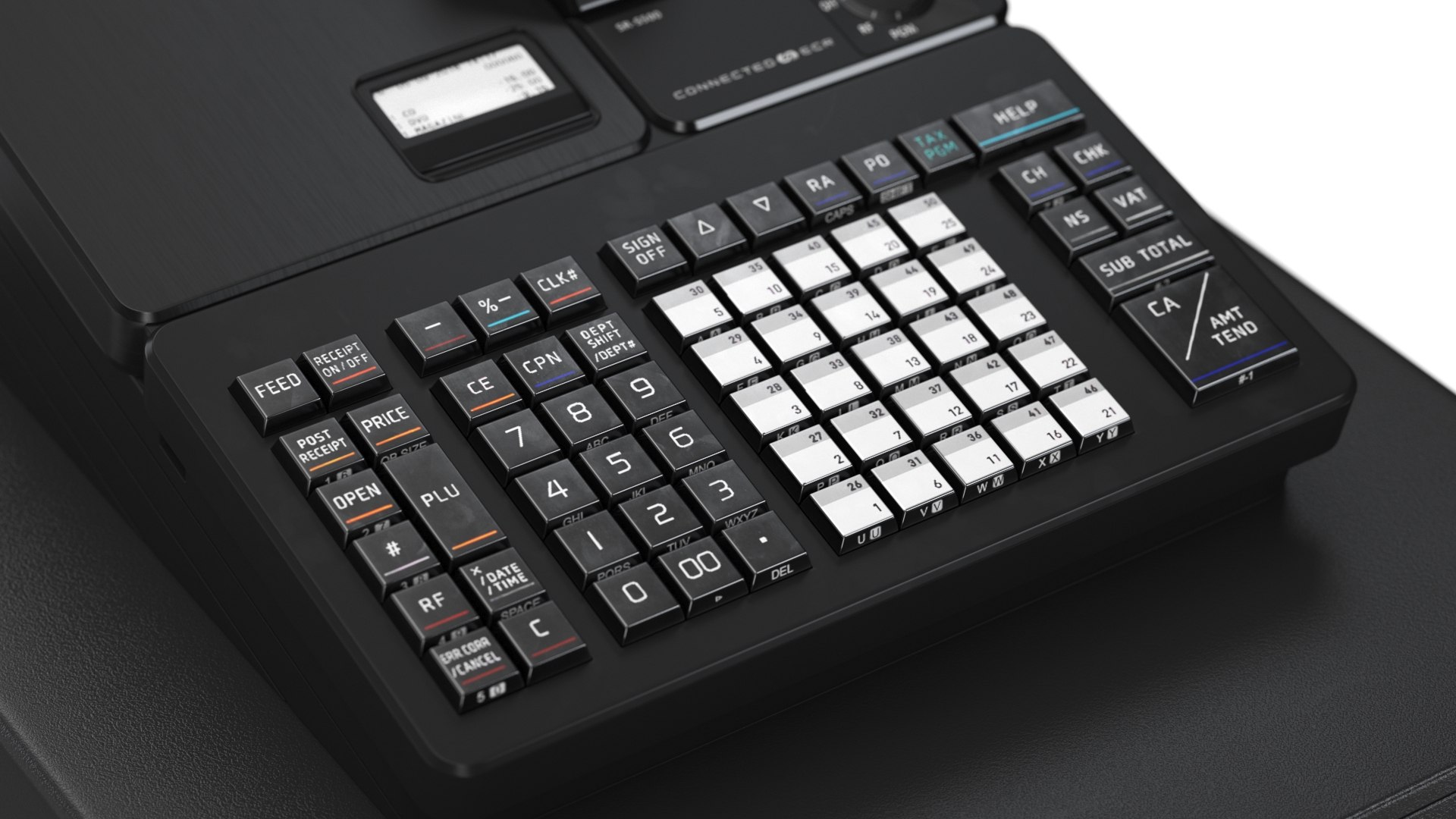 Realistic Cash Register Casio 3D - TurboSquid 1459081